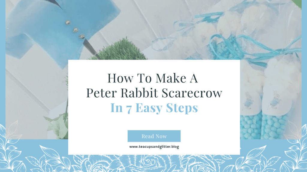 Peter Rabbit scarecrow tutorial