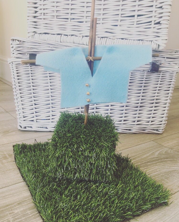 Peter Rabbit jacket scarecrow diy tutorial